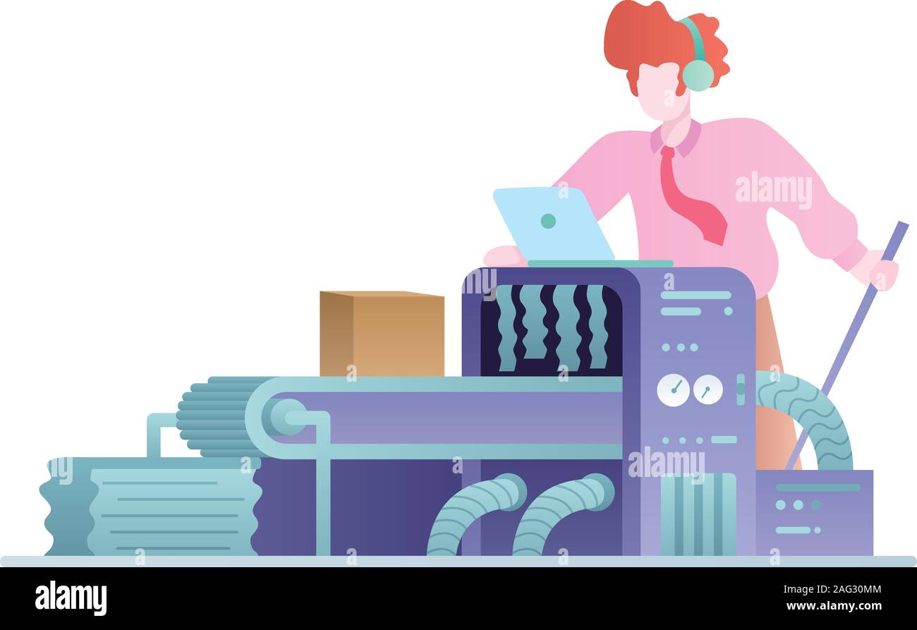 Automatic manufacturing Cut Out Stock Images & Pictures - Alamy