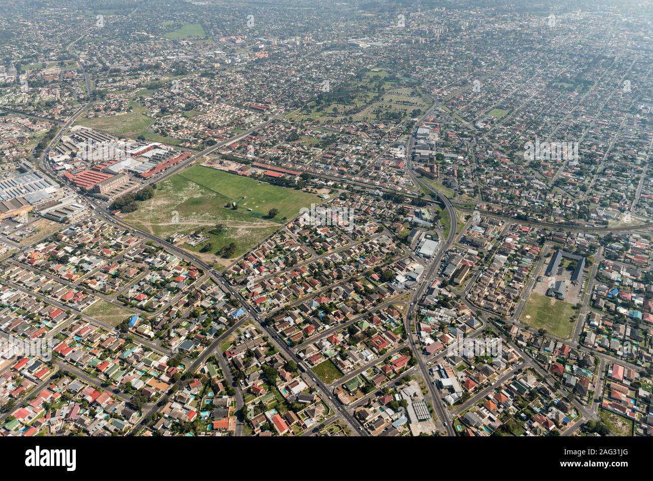 Suburb aerial hi-res stock photography and images - Alamy