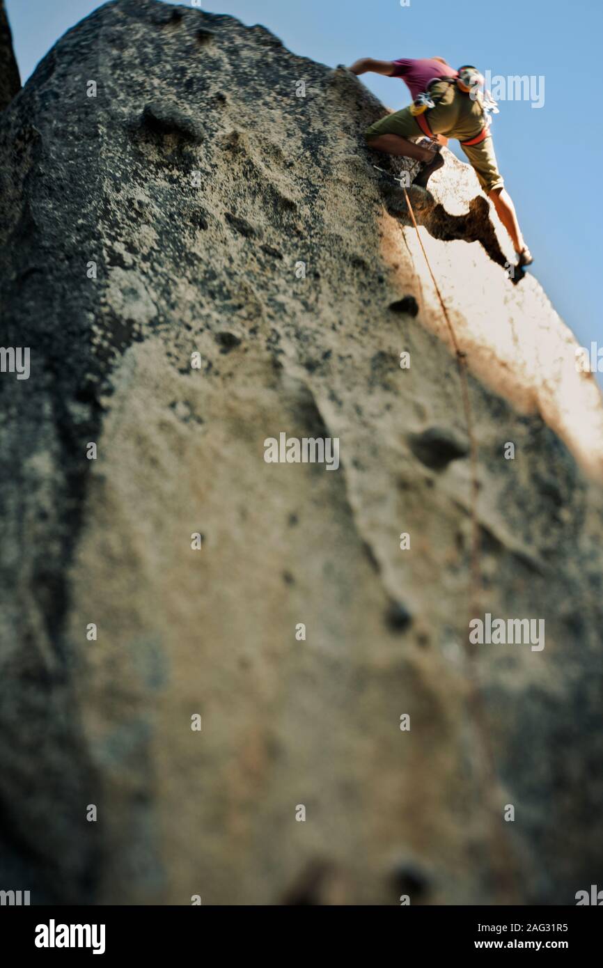 Vertical photo tourist rock climbing hi-res stock photography and ...