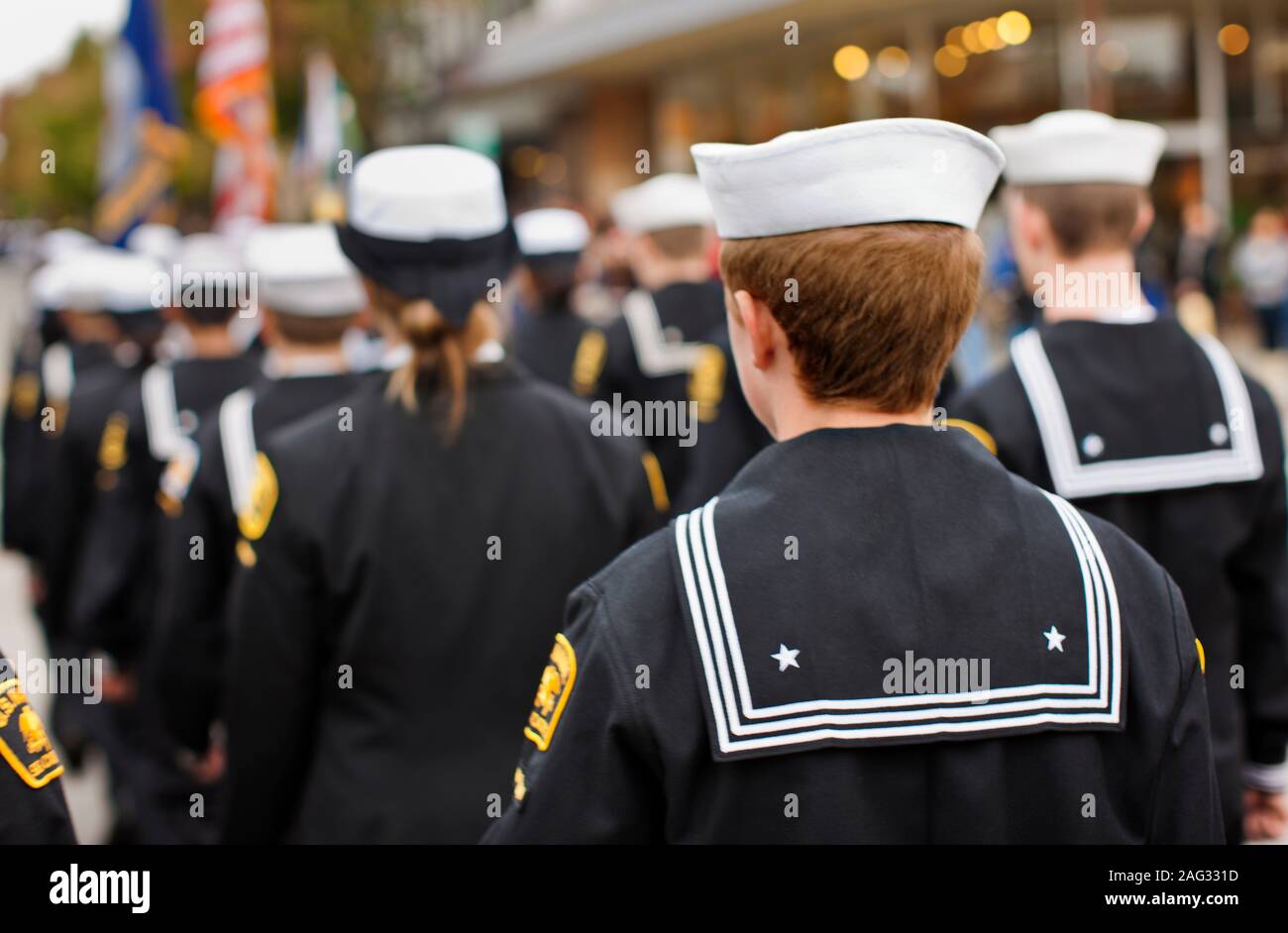 Teen in military uniform hi-res stock photography and images - Alamy