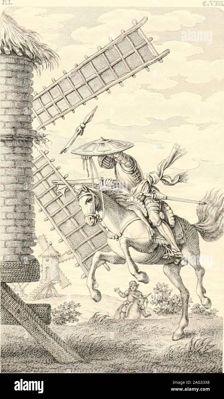. An iconography of Don Quixote. 1605-1895 Stock Photo - Alamy