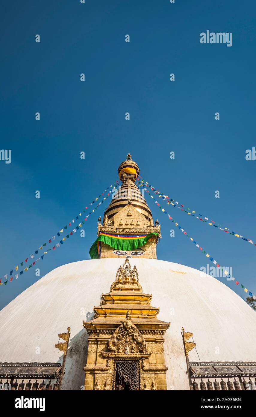 Swayambhunath stupa kathmandu hi-res stock photography and images - Alamy