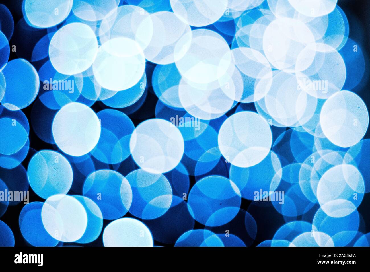 Collection of blue bokeh lights for a relaxing background Stock Photo ...