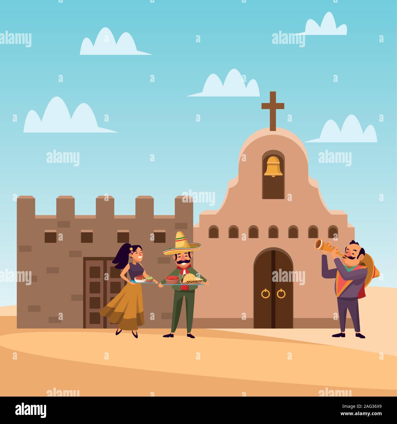 Mexican Cartoon People