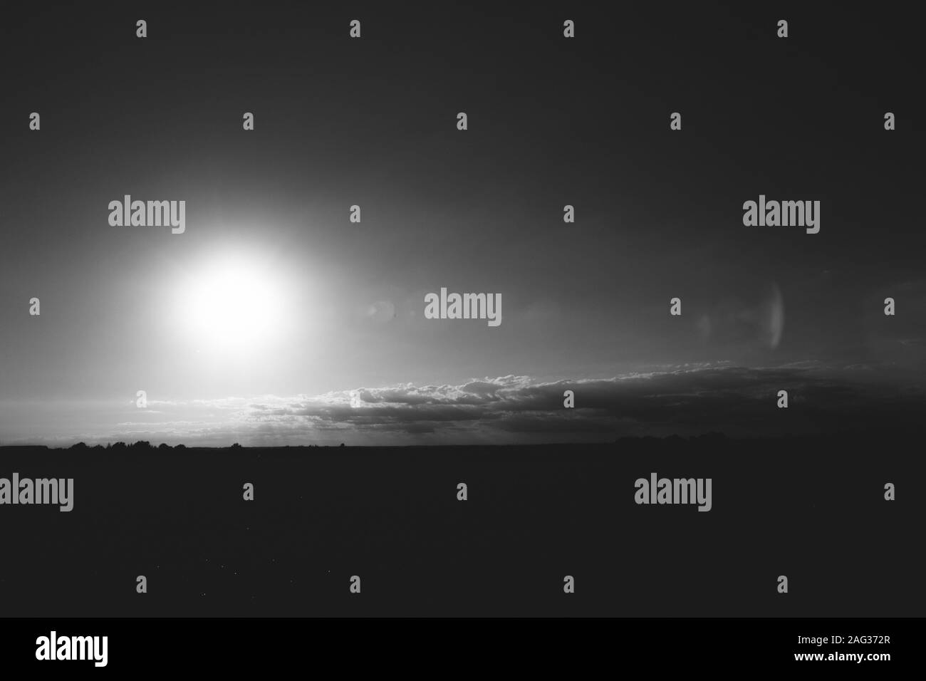 Sunny day sea water shining Black and White Stock Photos & Images - Alamy