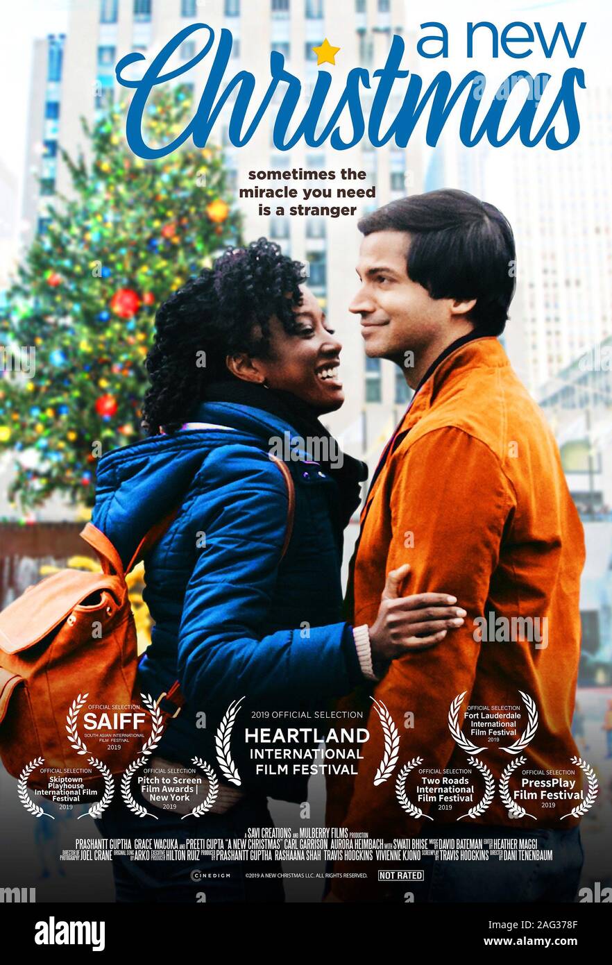 A NEW CHRISTMAS, US poster, from left: Grace Wacuka, Prashantt Guptha ...