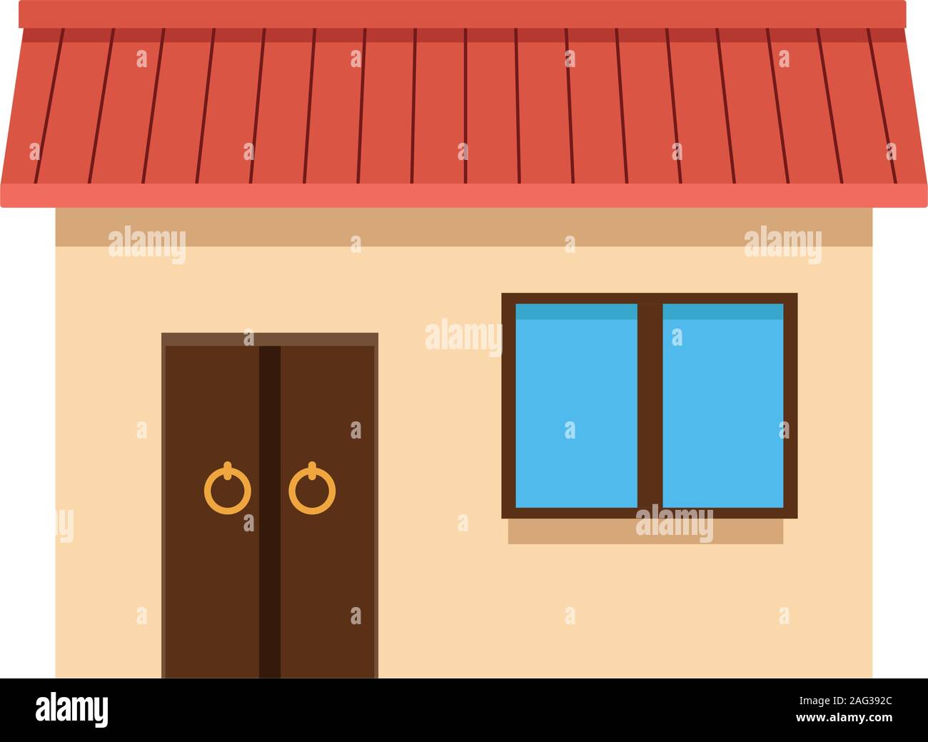 Isolated mexican house vector design Stock Vector Image & Art - Alamy