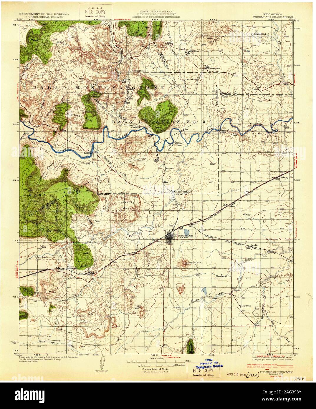 Tucumcari map hi-res stock photography and images - Alamy