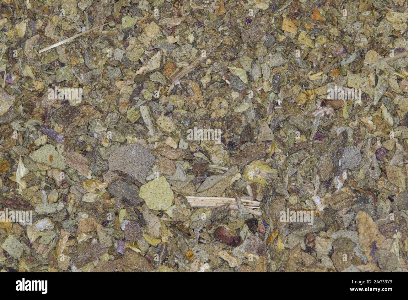 abstract texture of dried basil leaves Stock Photo - Alamy