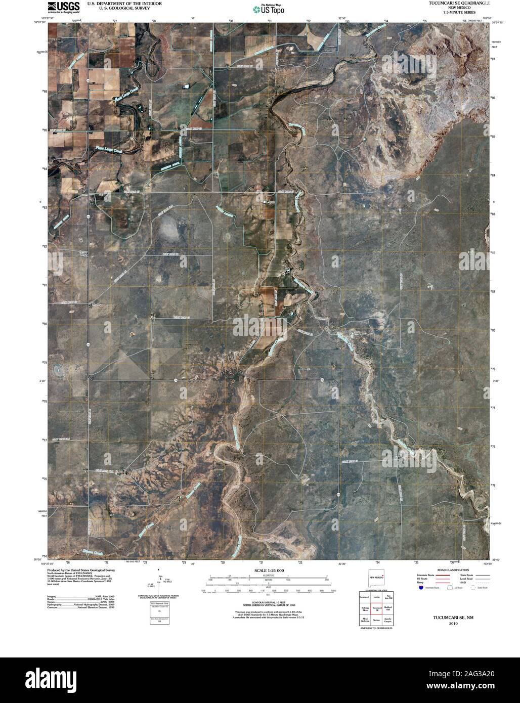 Tucumcari map hi-res stock photography and images - Alamy