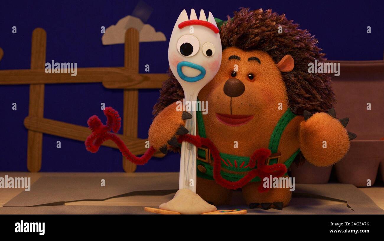 FORKY ASKS A QUESTION, from left: Forky (voice: Tony Hale), Mr ...