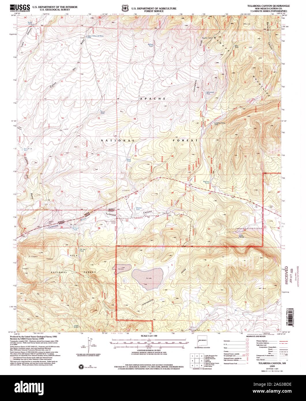 Map of tularosa hi-res stock photography and images - Alamy