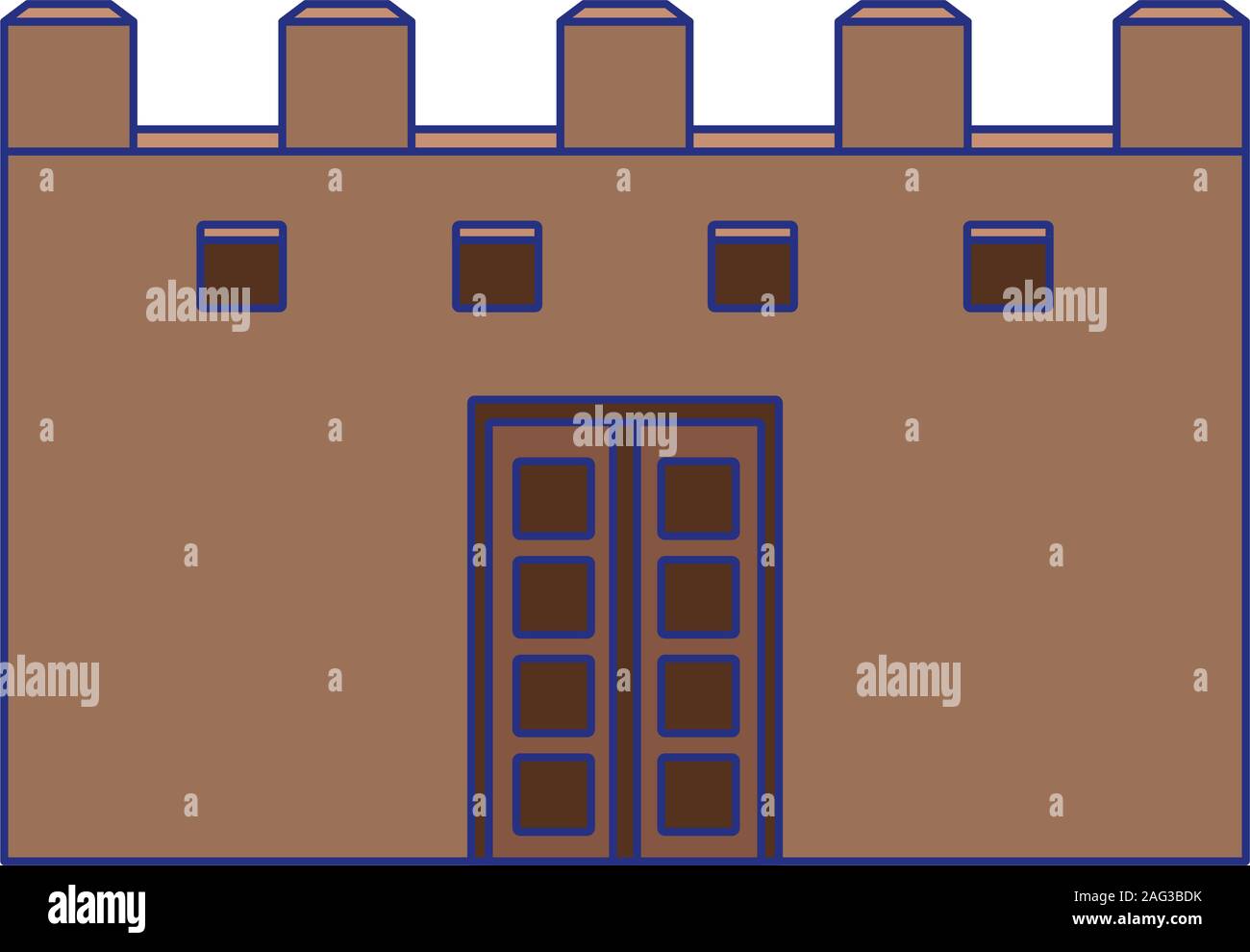 Isolated mexican house vector design Stock Vector Image & Art - Alamy