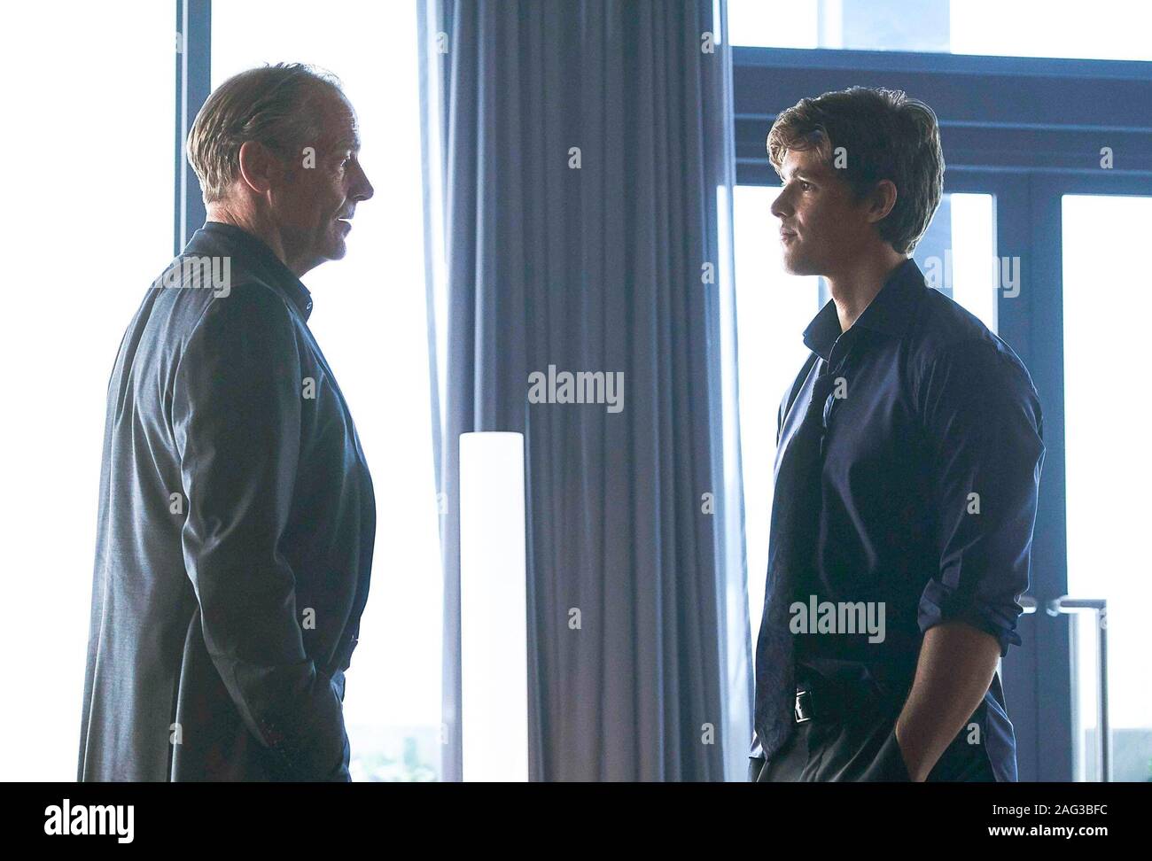 TITANS, from left: Iain Glen, Brenton Thwaites, 'Nightwing', (Season 2 ...
