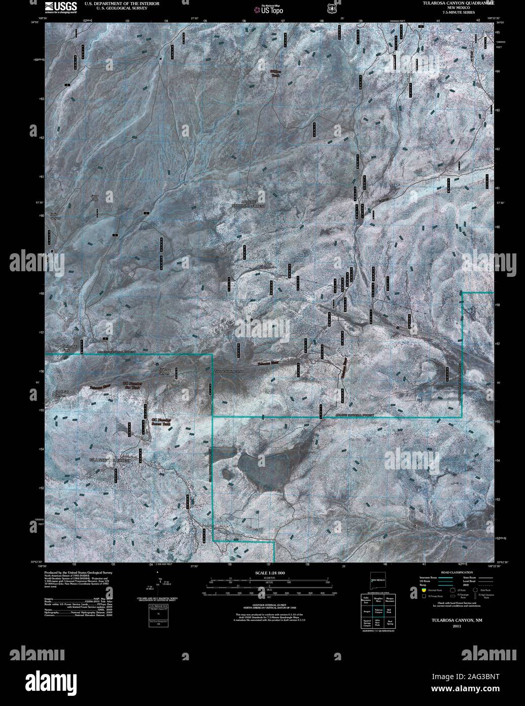 Map of tularosa hi-res stock photography and images - Alamy