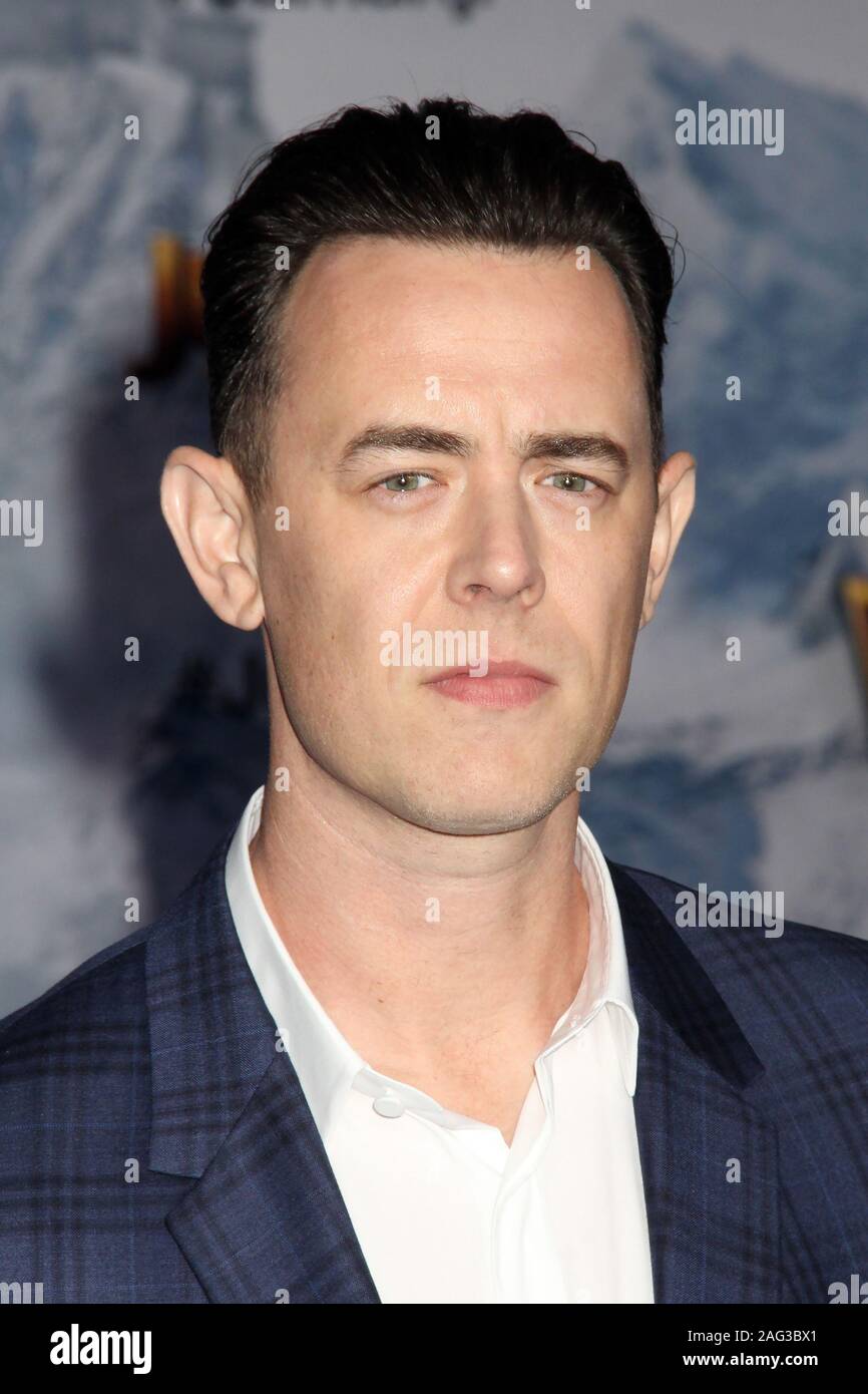 Los Angeles, USA. 09th Dec, 2019. Colin Hanks 12/09/2019 “Jumanji: The ...