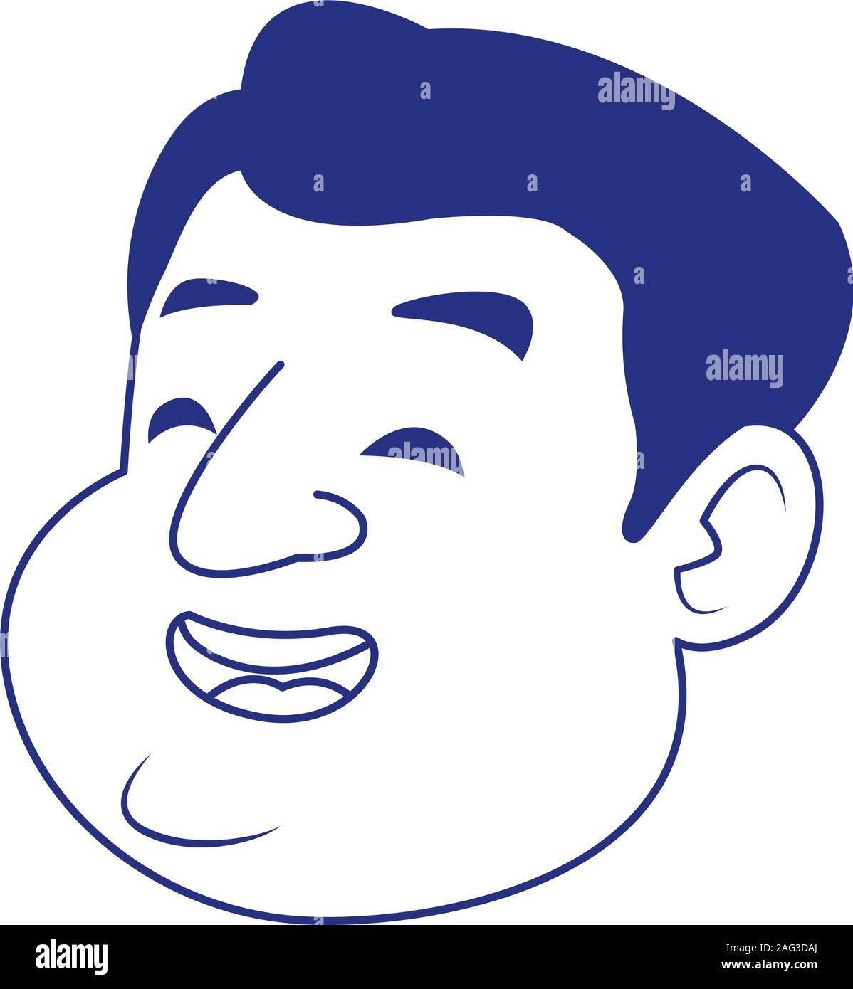 Isolated man head vector design Stock Vector Image & Art - Alamy