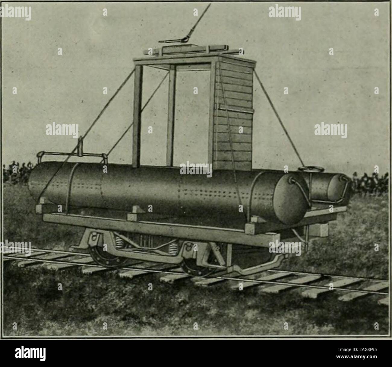 . Electrical world. FIG. 9.—FIRST EXPERIMENTAL LOCOMOTIVE. FIG. 7.—VIEW ...