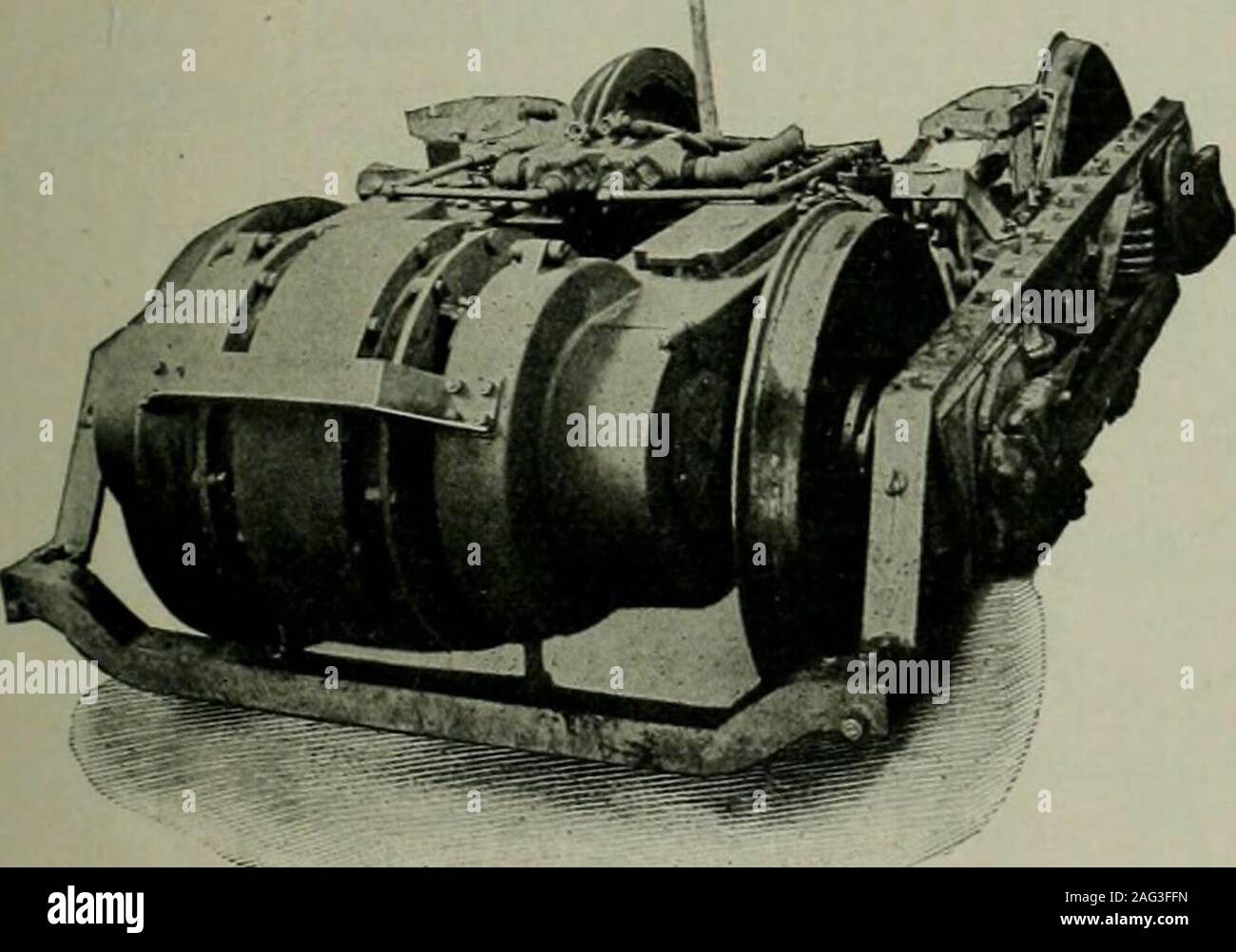 . Electrical world. FIG. 8.—VIEW OF FIRST EXPERIMENTAL MOTOR WITH MOTOR ...