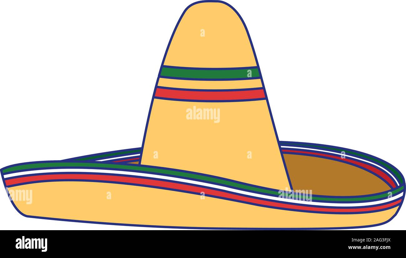 Isolated mexican hat vector design Stock Vector Image & Art - Alamy