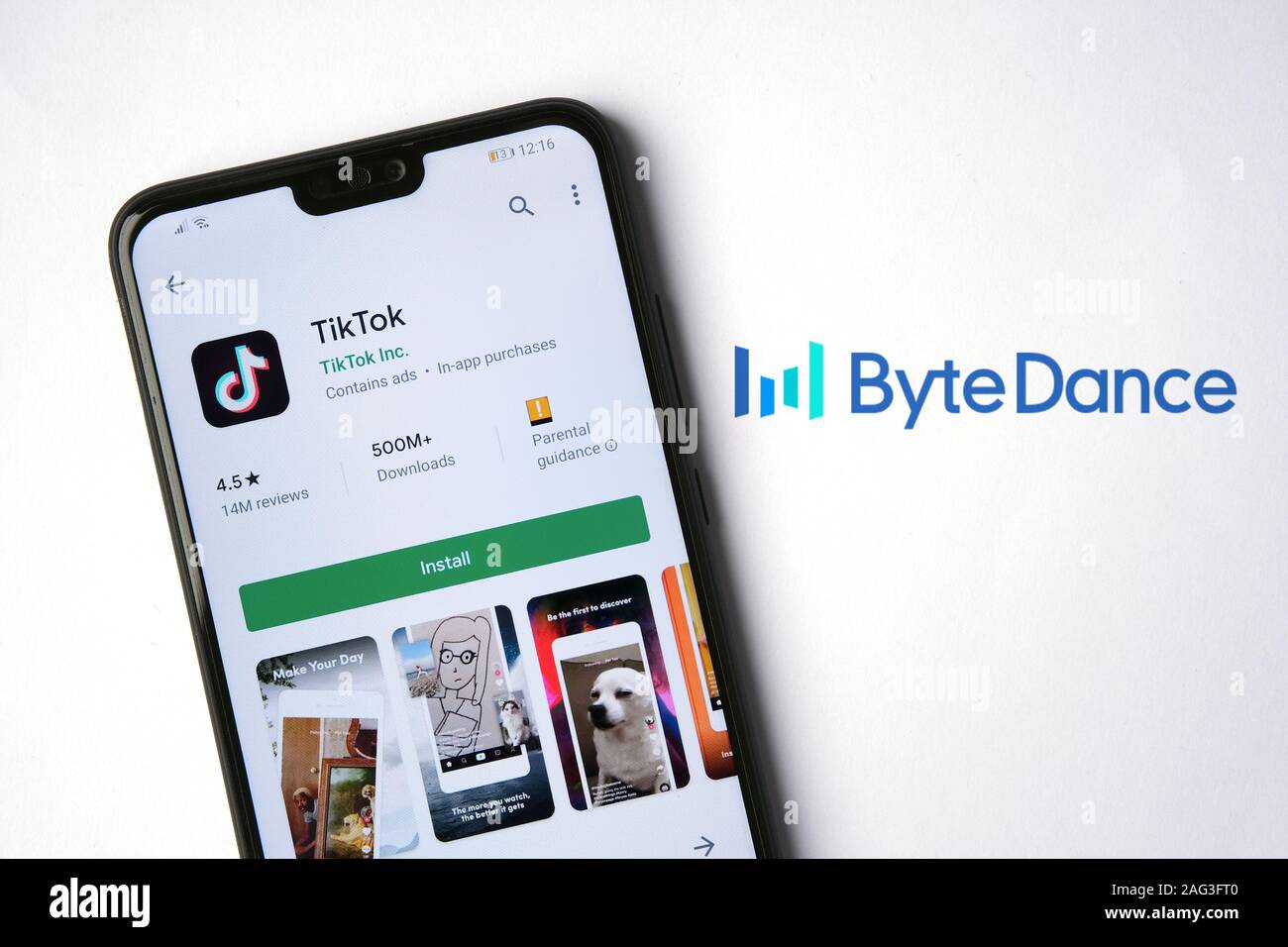 Bytedance logo hi-res stock photography and images - Alamy