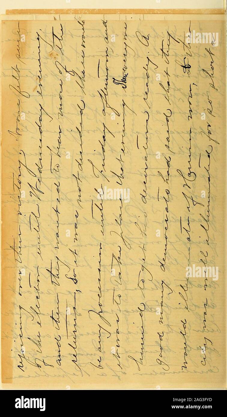 . Papers, 1882-1901 (bulk 1883-1899 Stock Photo - Alamy