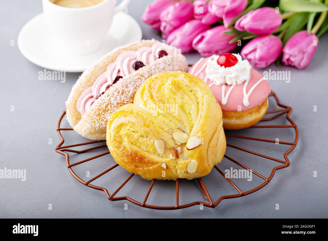 Pastries and coffee hi-res stock photography and images - Alamy