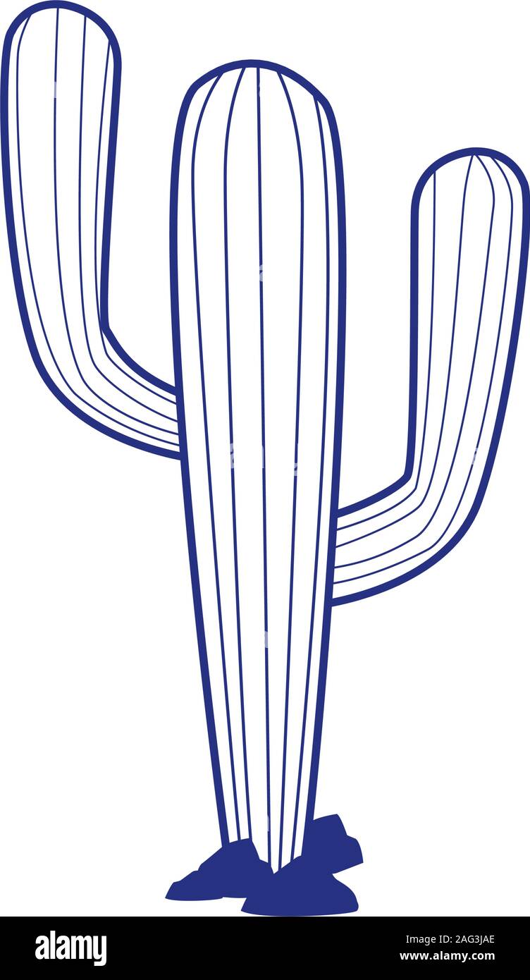 Isolated cactus plant vector design Stock Vector Image & Art - Alamy