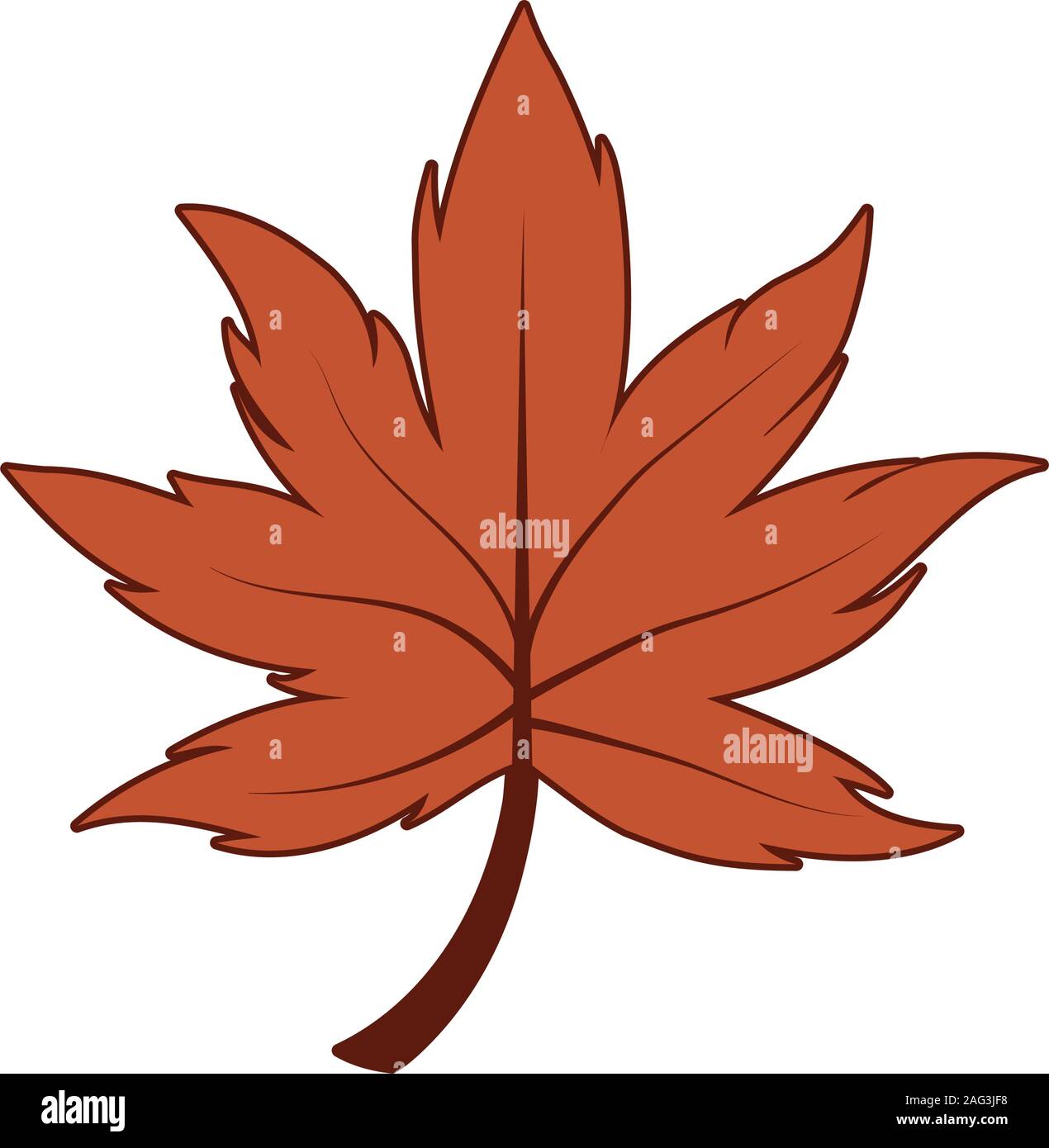 Autumn maple leaf design, season nature ornament garden decoration and ...