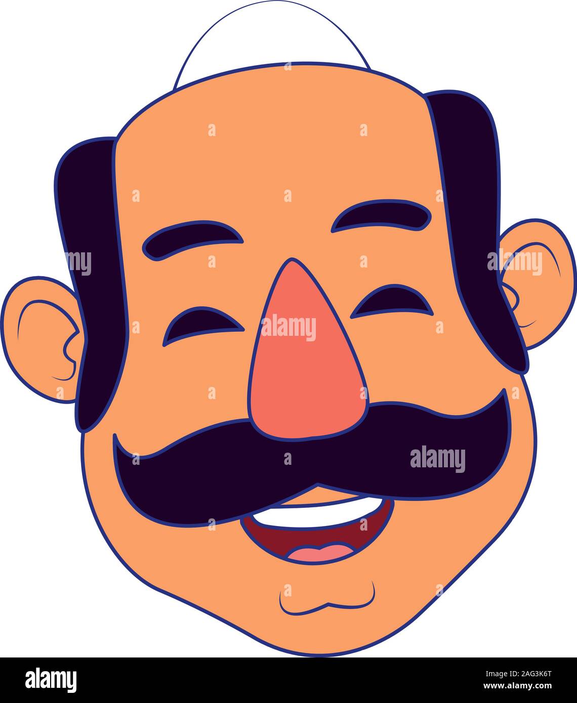 Isolated man head vector design Stock Vector Image & Art - Alamy