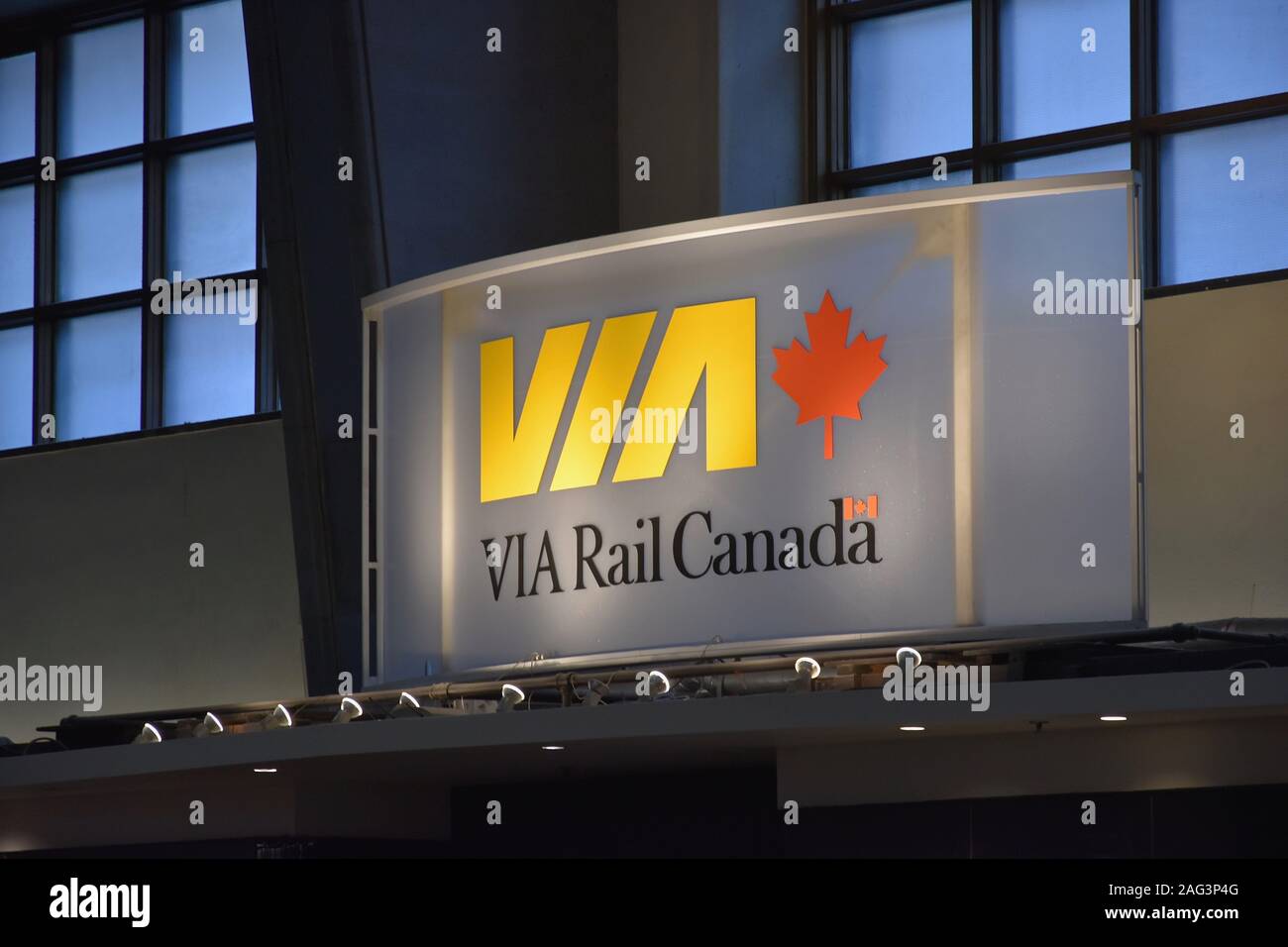 Quebec city via rail station hi-res stock photography and images - Alamy