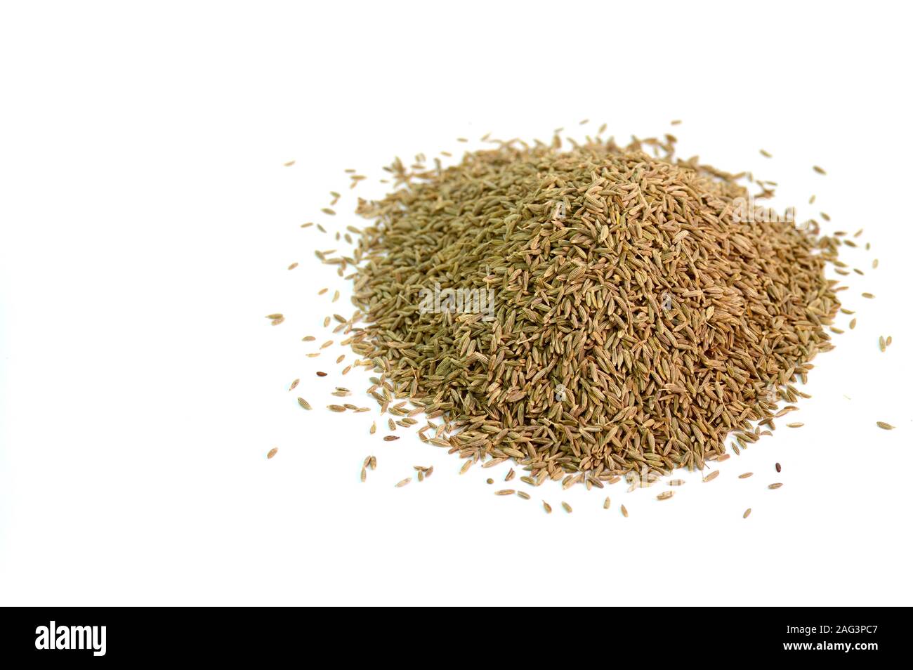 cumin seeds isolated on white background Stock Photo - Alamy