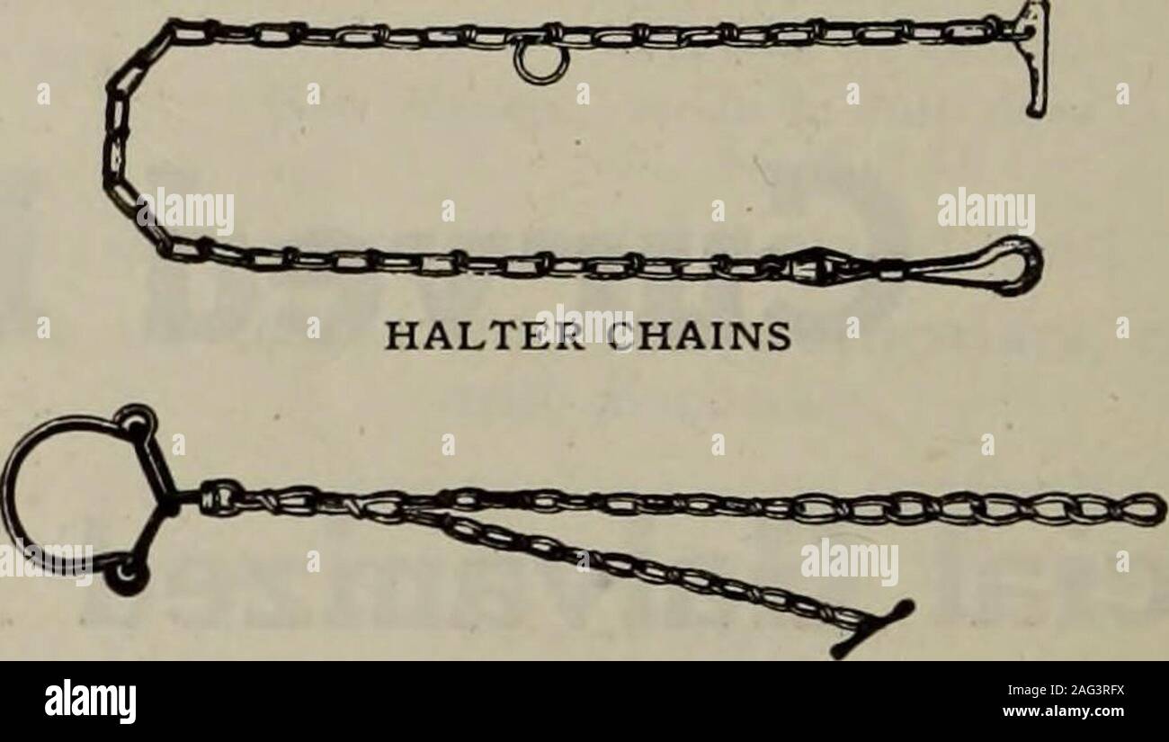 . Hardware merchandising August-October 1912. CATTLE CHAINS—Close Ring ...