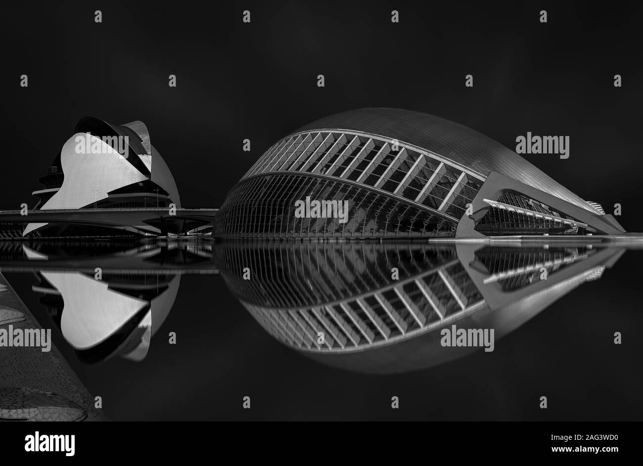 Downtown scale and light buildings Black and White Stock Photos ...