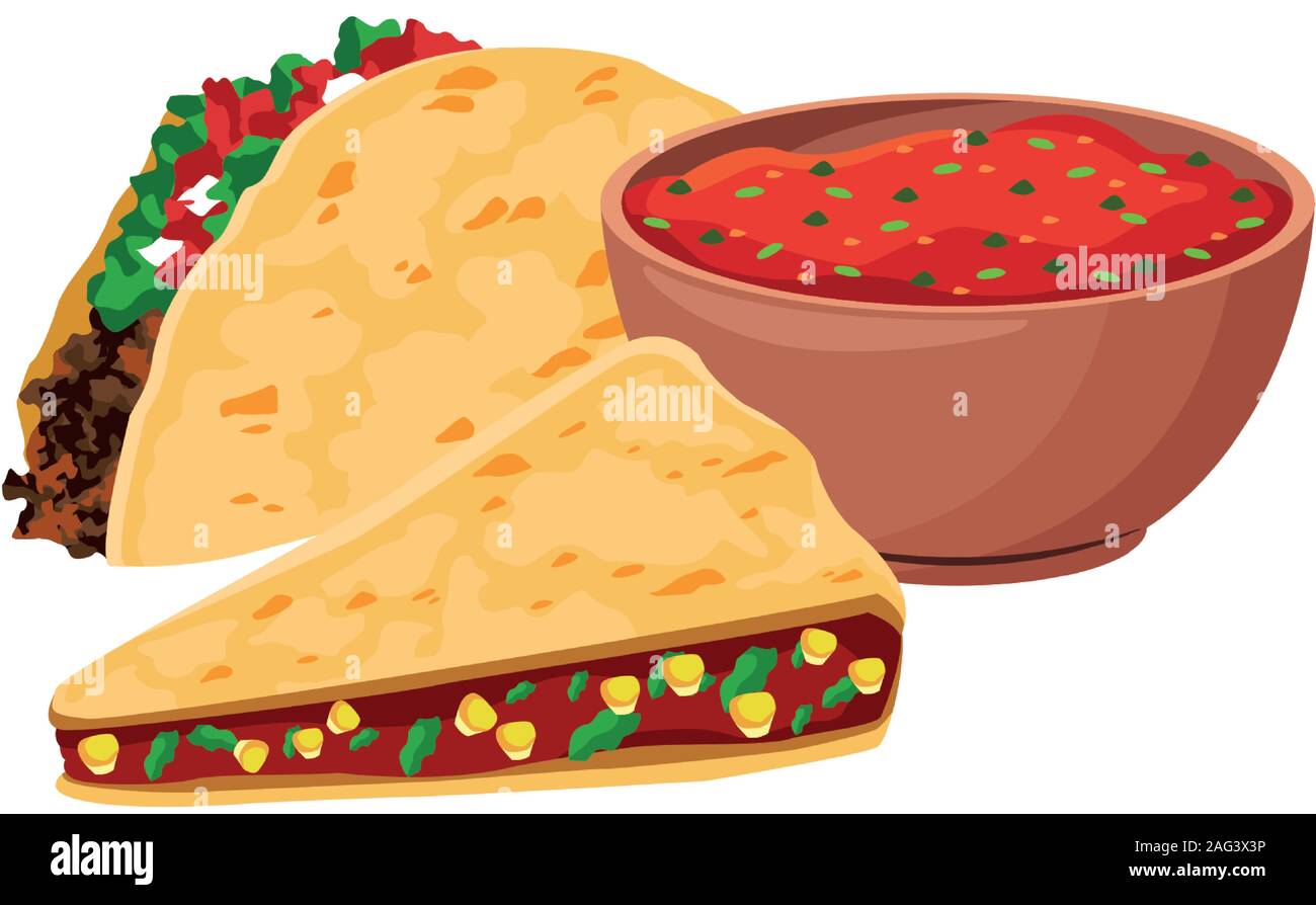Quesadilla Stock Vector Images - Alamy