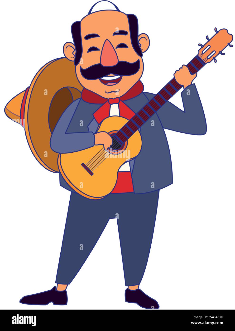 Isolated mexican man vector design Stock Vector Image & Art - Alamy