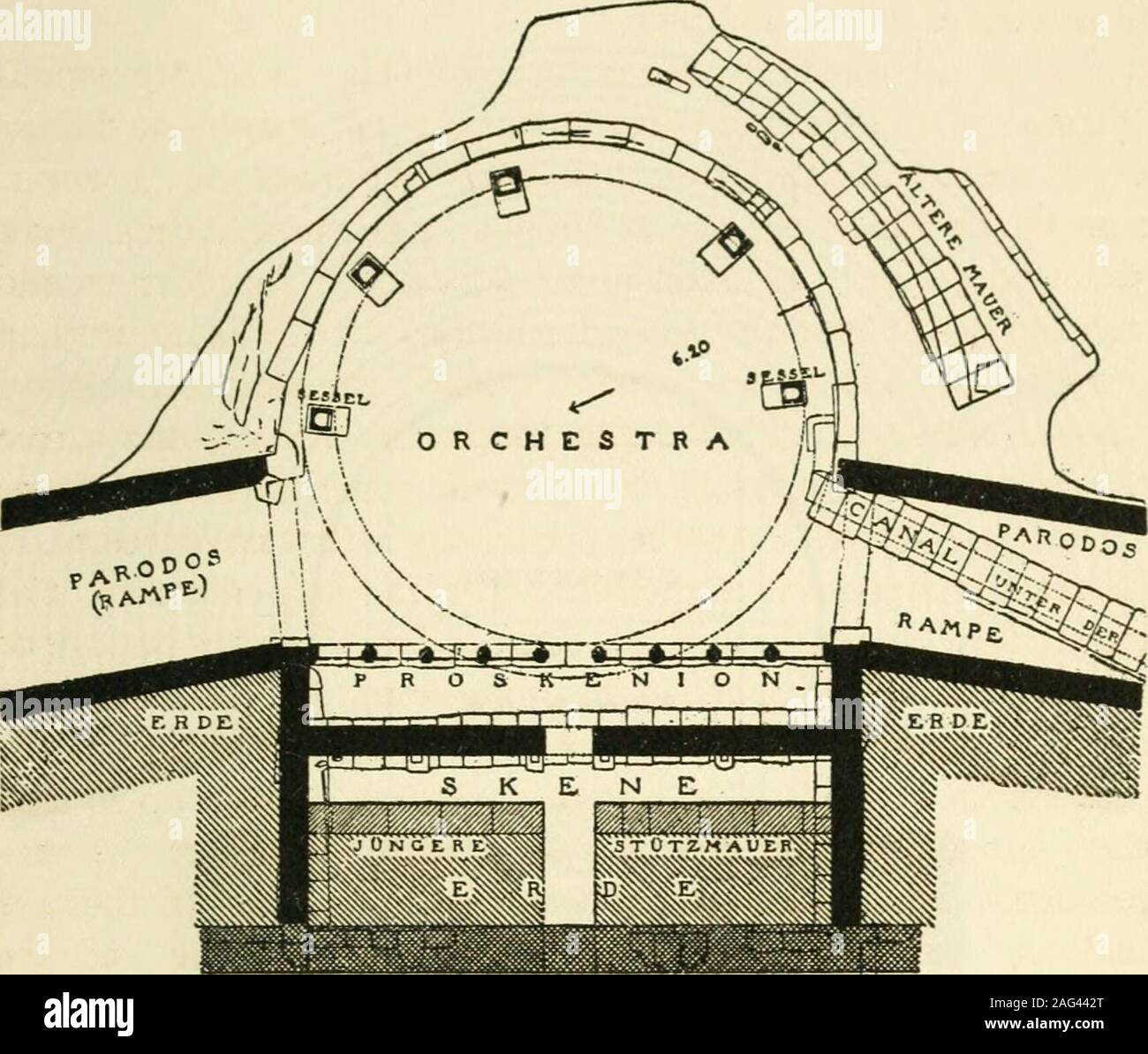 Projecting columns frame hi-res stock photography and images - Alamy