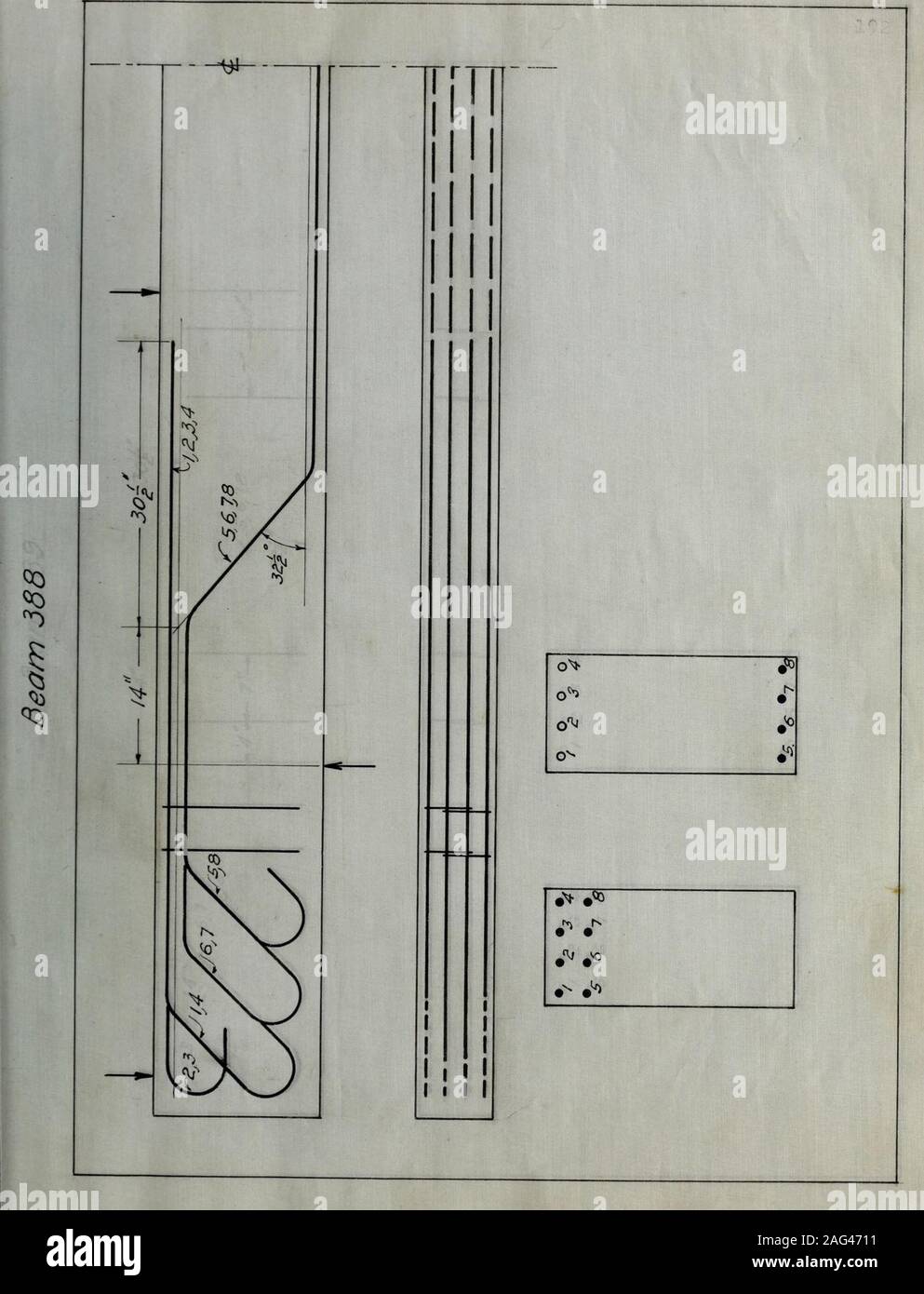 . Stresses in the web reinforcement of restrained concrete beams Stock ...