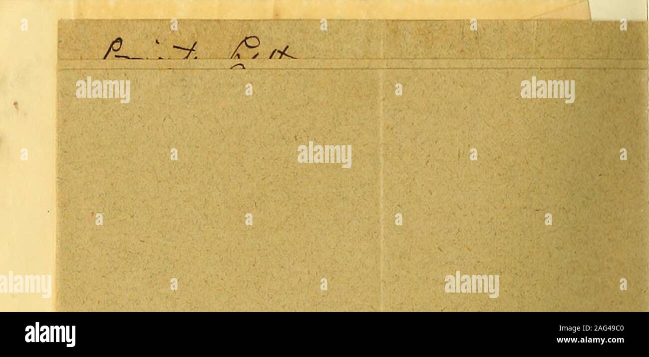 . Papers, 1882-1901 (bulk 1883-1899 Stock Photo - Alamy