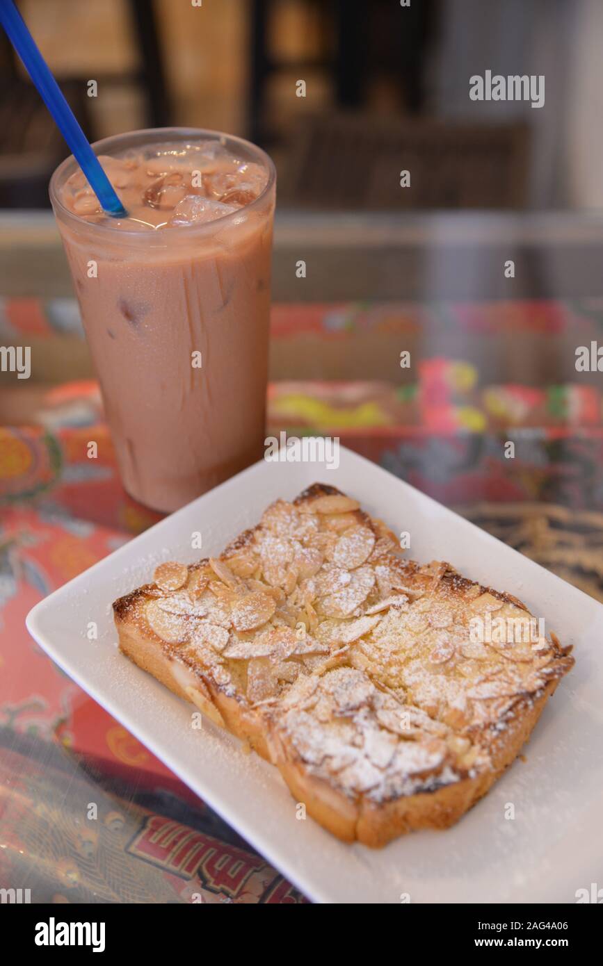 Bread and Drink Stock Photo - Alamy