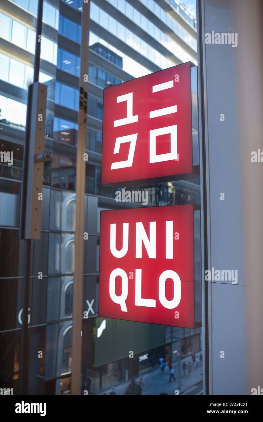 UNIQLO Ginza global flagship store, Tokyo, Japan Stock Photo - Alamy