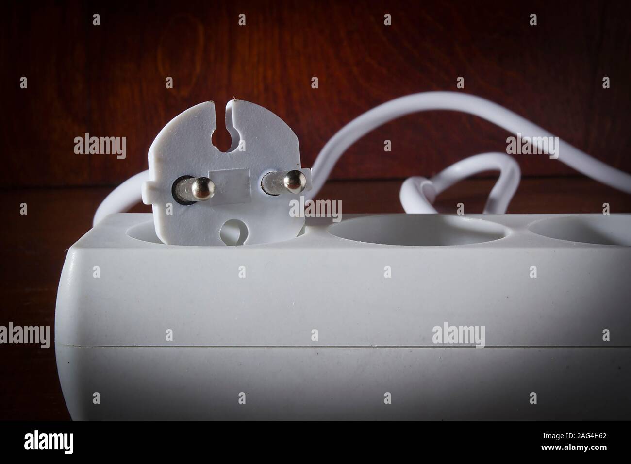 Multi plug extension cord hi-res stock photography and images - Alamy