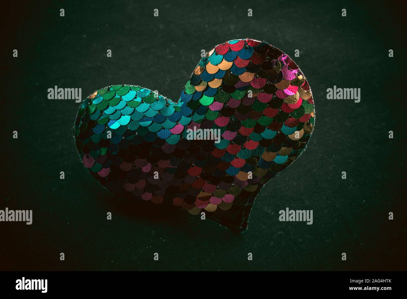 Heart shaped object in view as love conception Stock Photo - Alamy