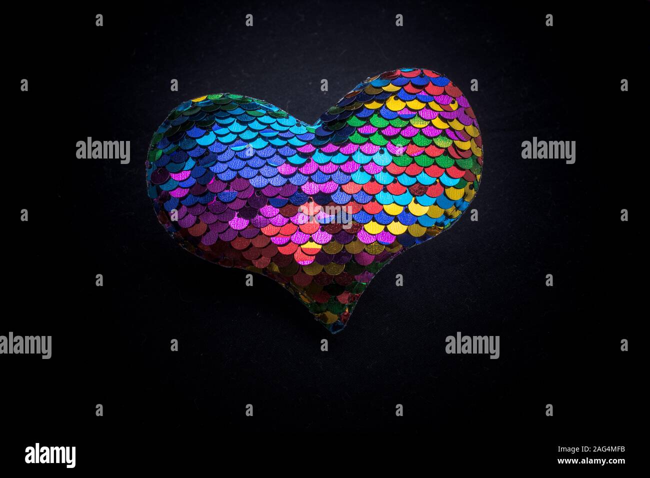 Heart shaped object in view as love conception Stock Photo - Alamy