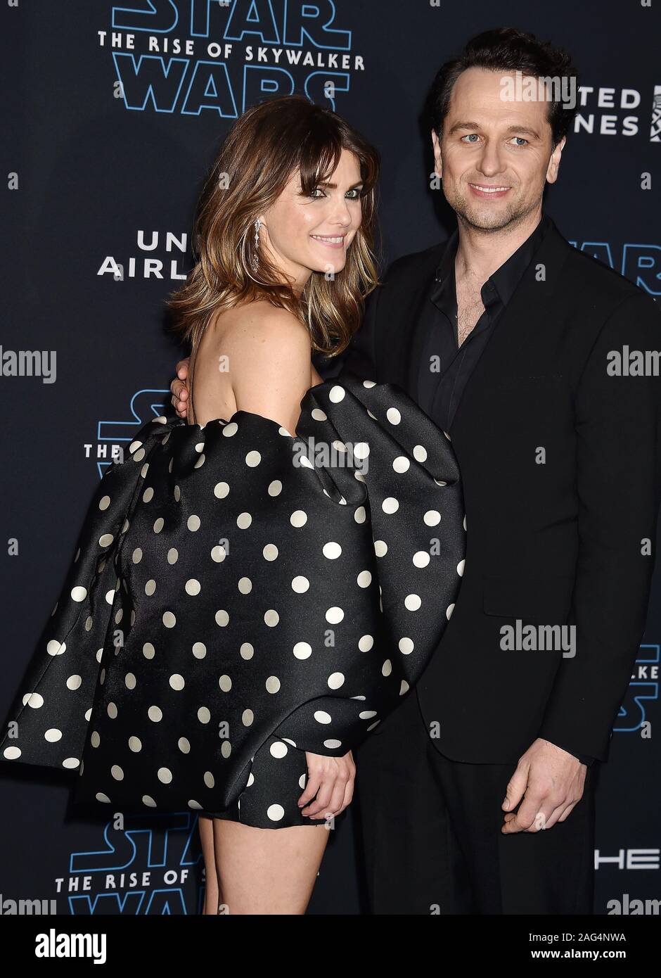 HOLLYWOOD, CA - DECEMBER 16: Keri Russell (L) and Matthew Rhys attend ...