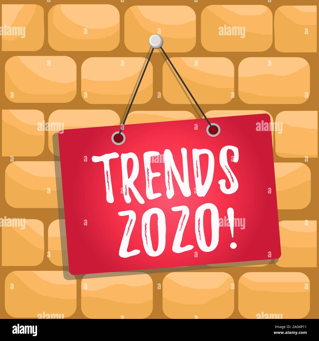 Handwriting text Trends 2020. Conceptual photo general direction in ...