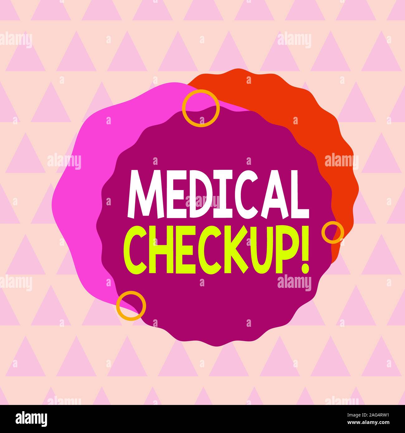 Text sign showing Medical Checkup. Business photo text thorough ...
