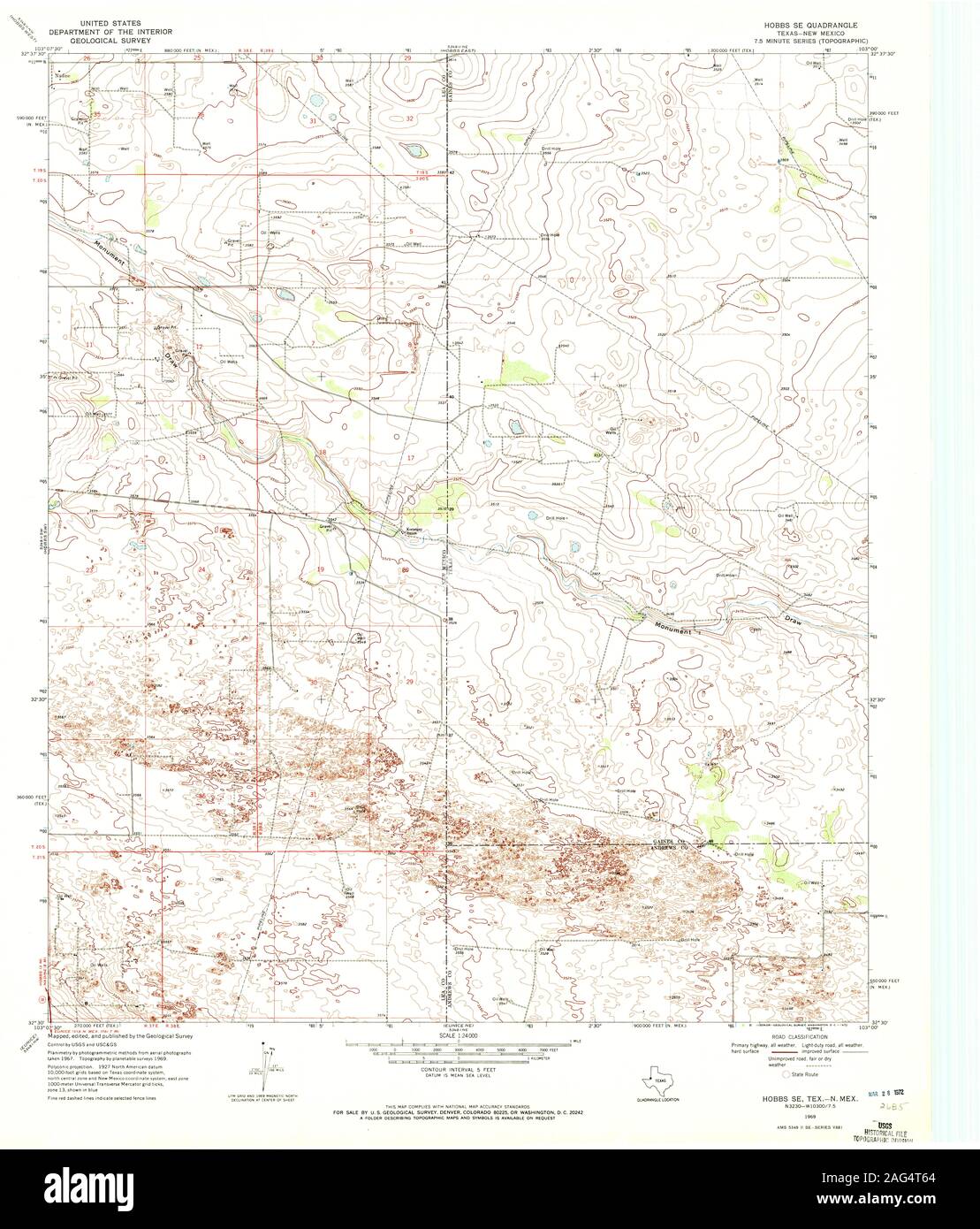 Map of hobbs new mexico hi-res stock photography and images - Alamy