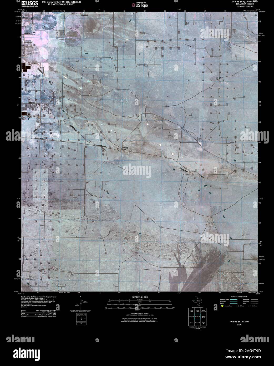 Map of hobbs new mexico hi-res stock photography and images - Alamy