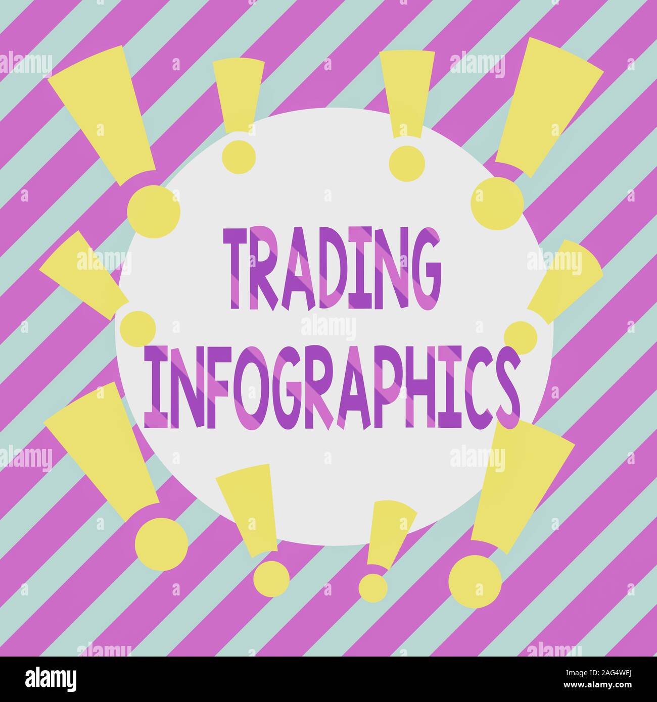 Handwriting text Trading Infographics. Conceptual photo visual ...